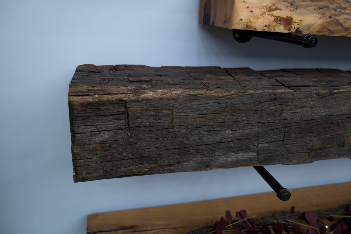 Cut to Length Barn Wood Mantle - Etsy