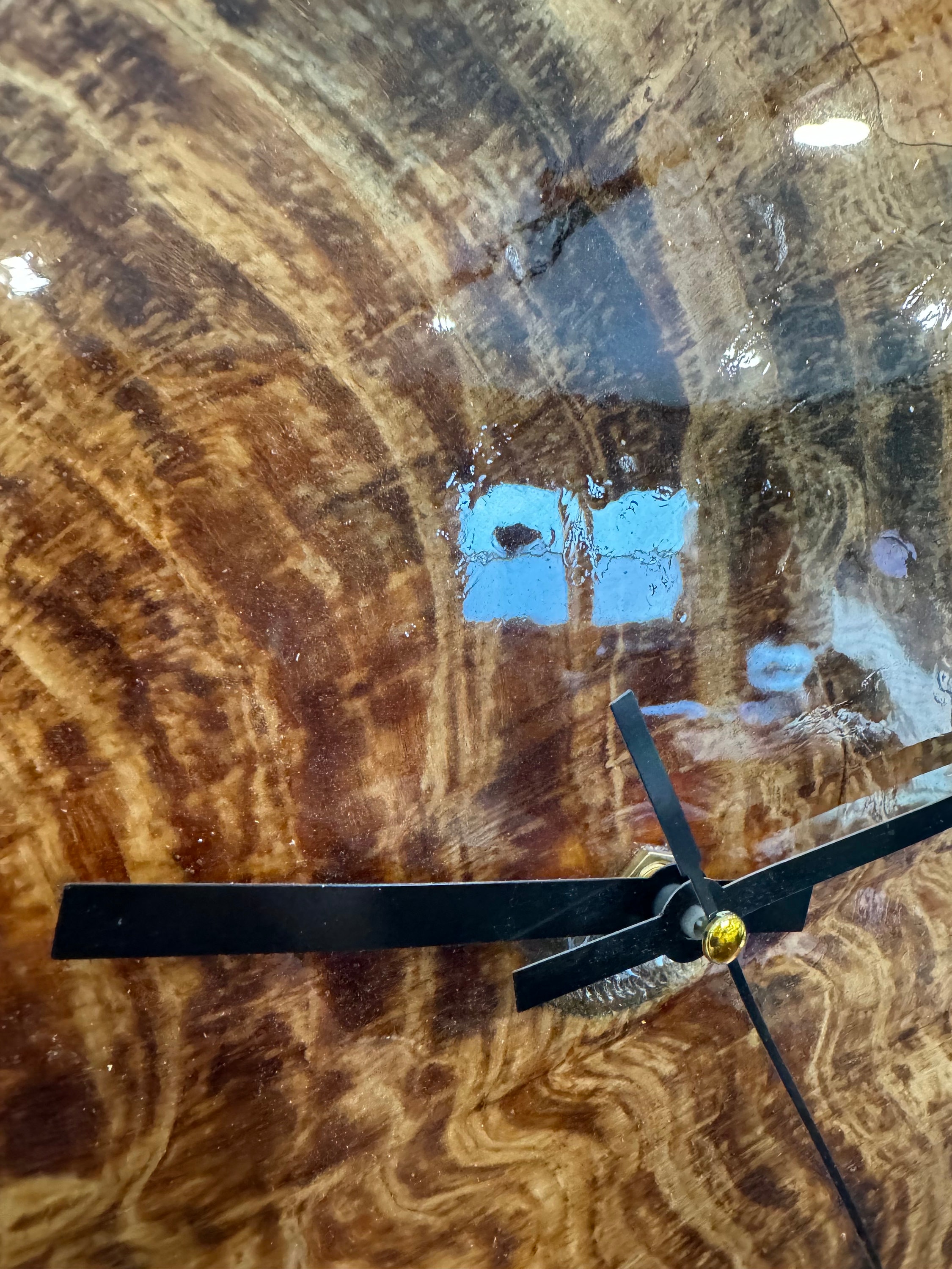 Custom Wood Resin Clock - Etsy