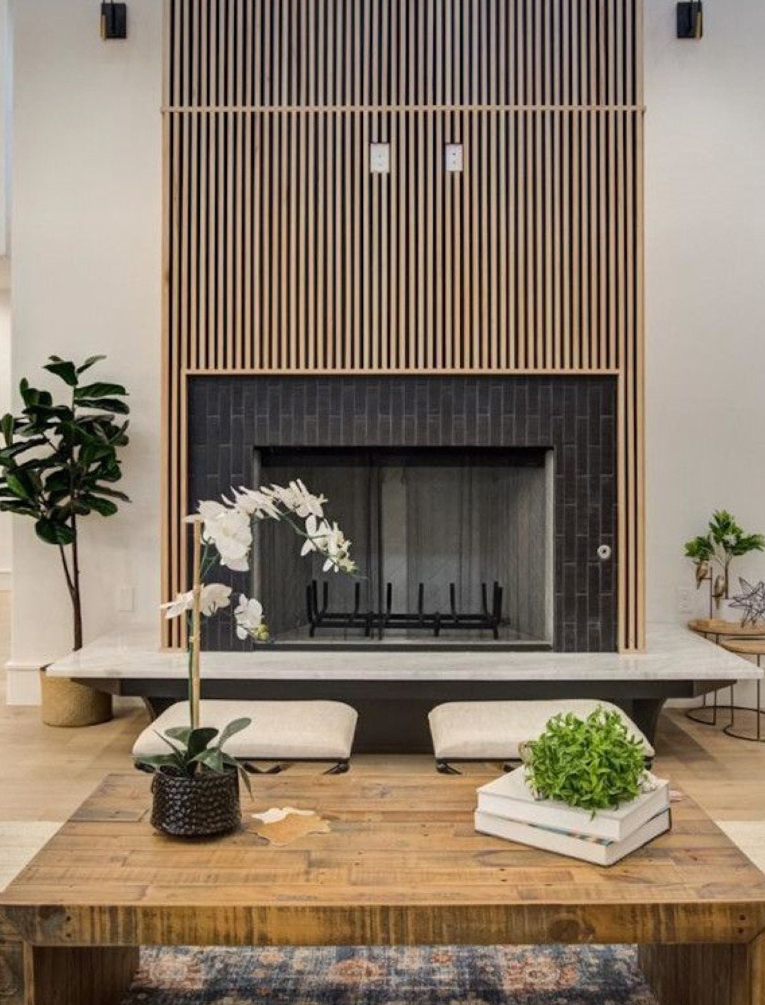 White Oak Interlocking Reed Wall Panels. 6 1/4in X 96in 3/4in - Etsy