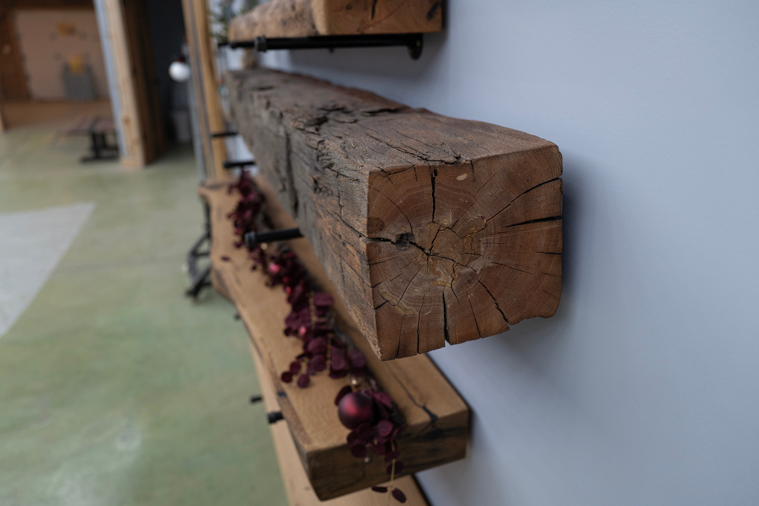 Cut to Length Barn Wood Mantle - Etsy