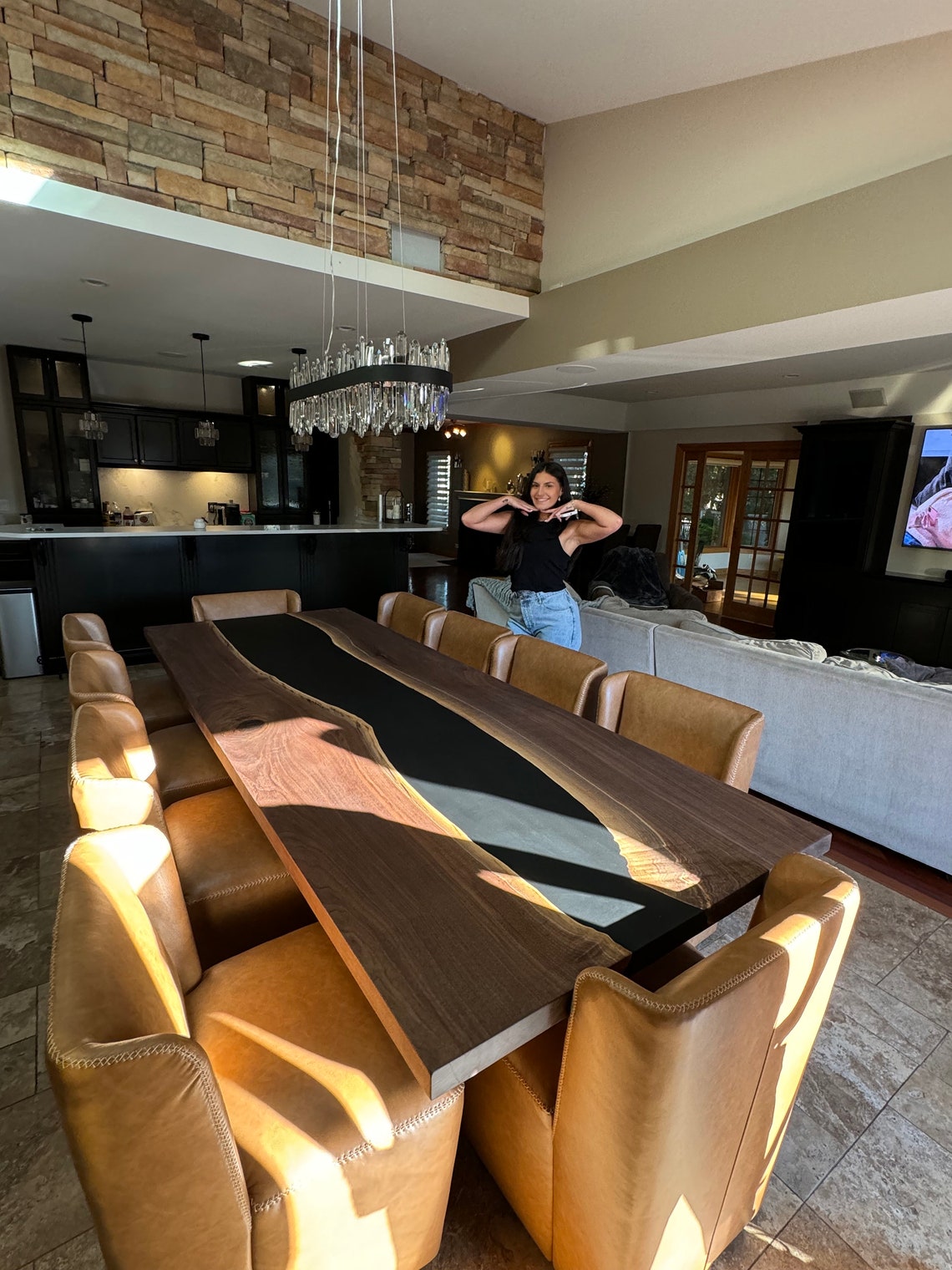 Custom Black Walnut Dining Tables - Etsy