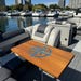 Custom Teak & Compass Rose Boat Table Tops - Etsy