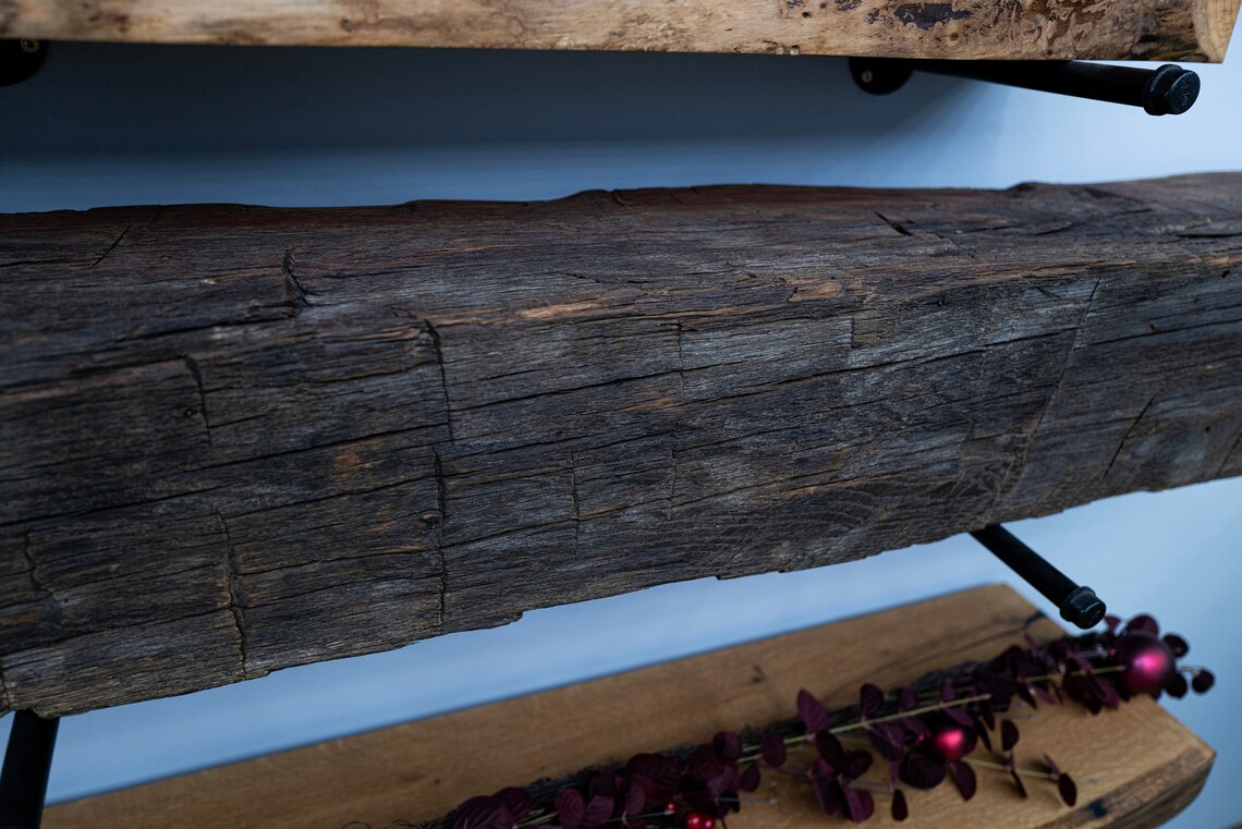Cut to Length Barn Wood Mantle - Etsy