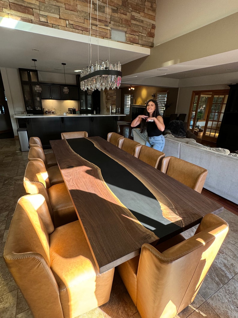 Custom Black Walnut Dining Tables - Etsy