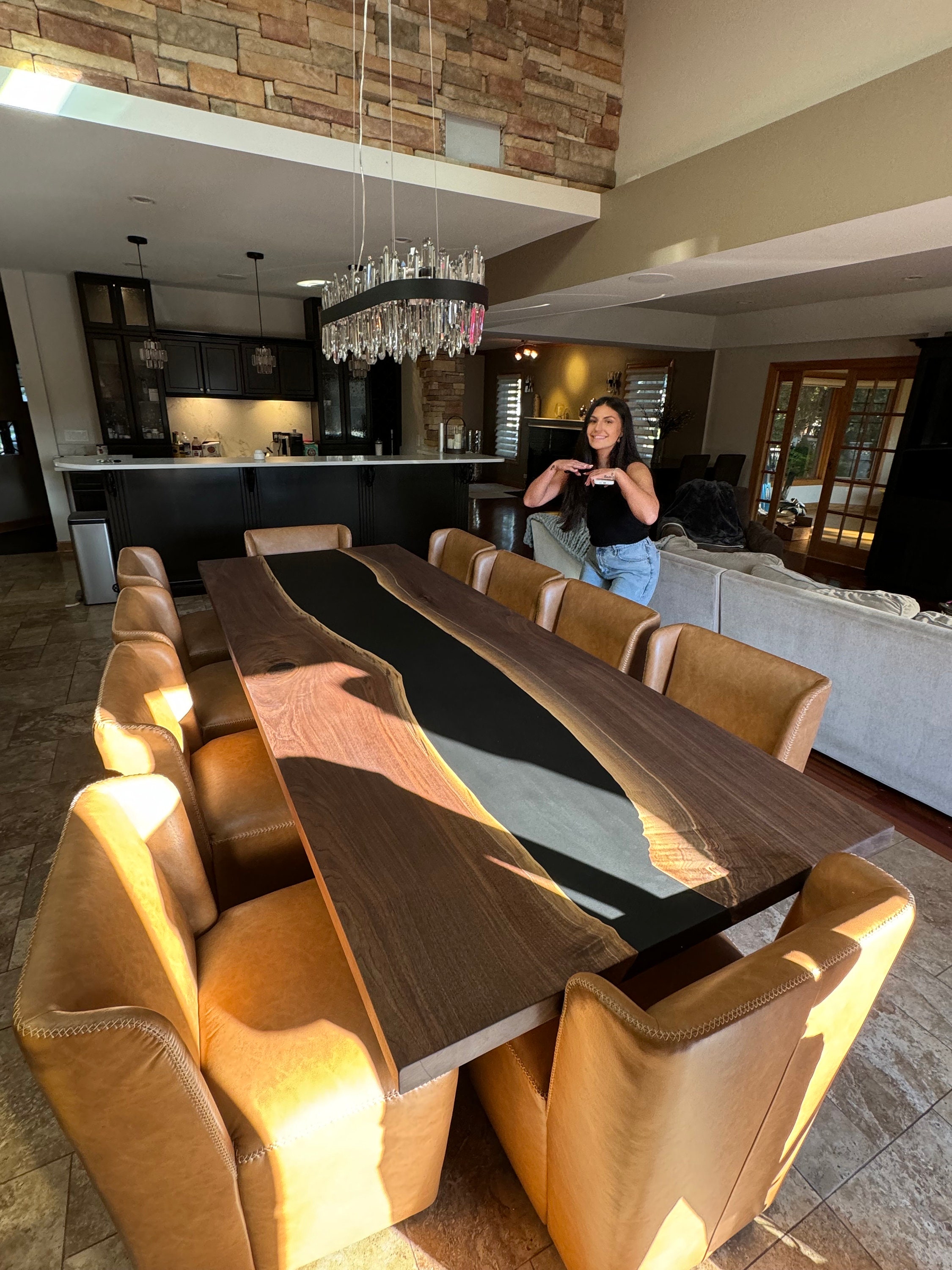 Custom Black Walnut Dining Tables - Etsy