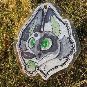 Hand Drawn Fursuit/fursona Badge Commission free Shipping - Etsy