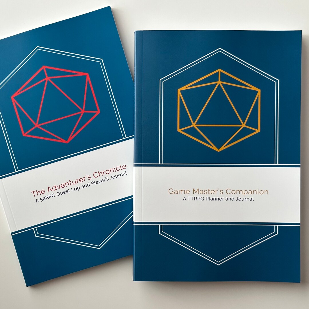 TTRPG GM Planner and Player Journal Bundles - Etsy