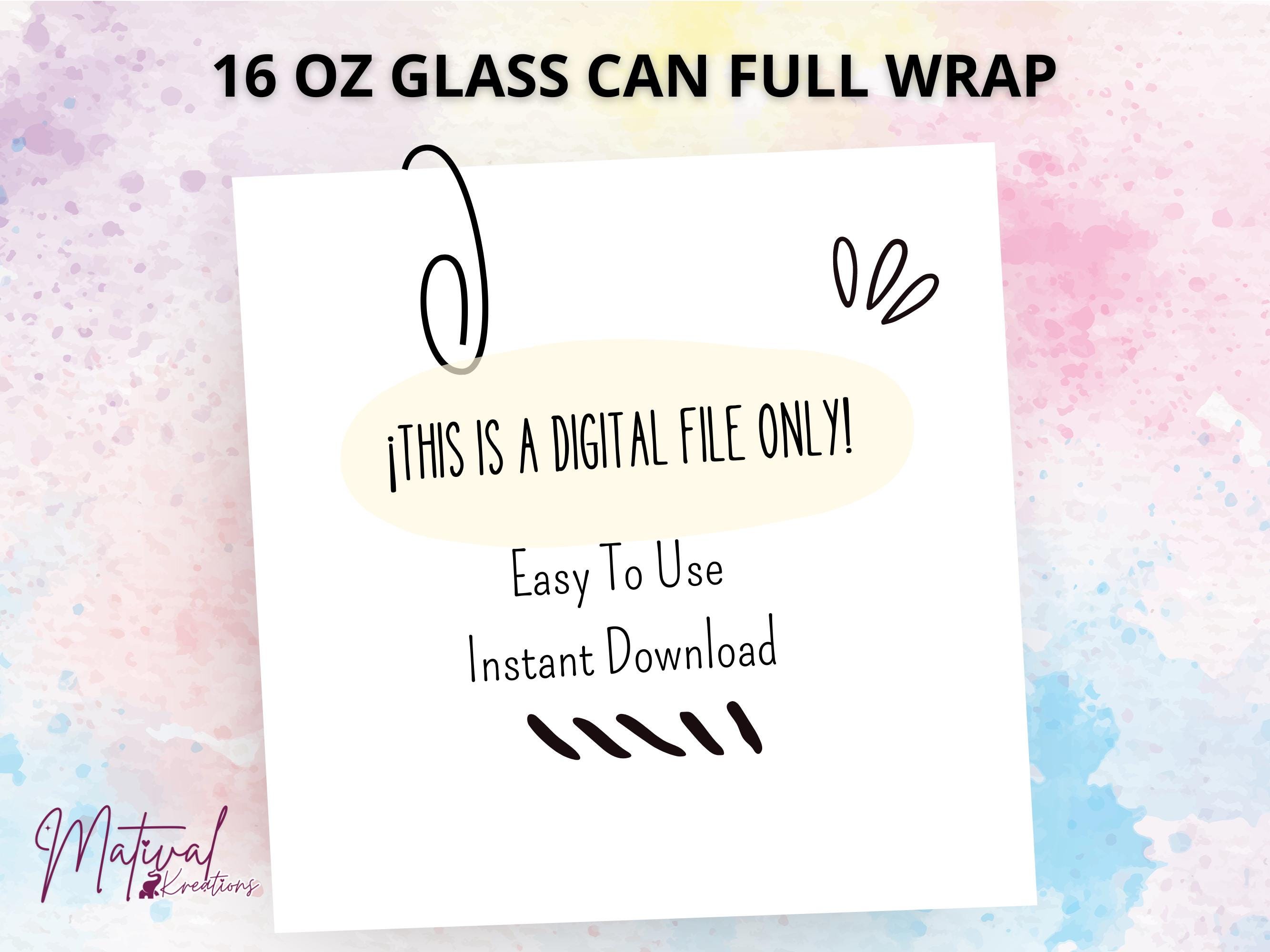 Power Puff Girls Glass Wrap, 16 Oz and 20oz Glass Can Wrap PNG, Glass ...