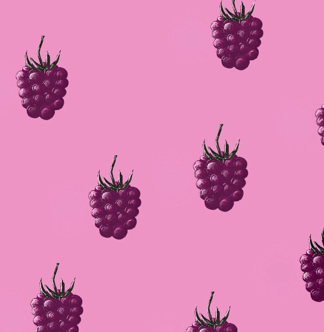 Fond d'écran fruit framboise 2000*2048 px oeuvre peinture numérique ...