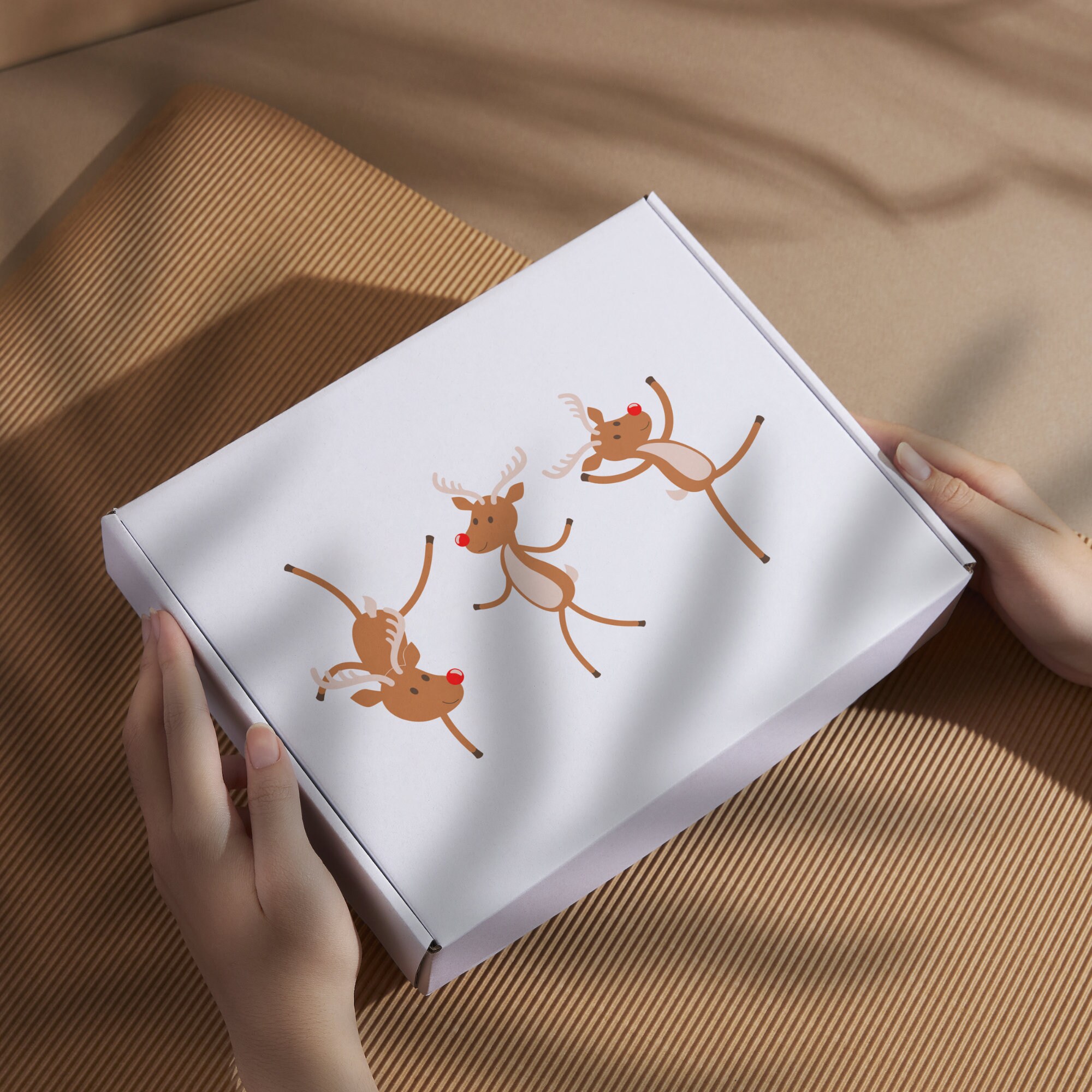 Christmas Dancing Reindeer SVG and PNG, Funny Graphic Design for Shirts ...