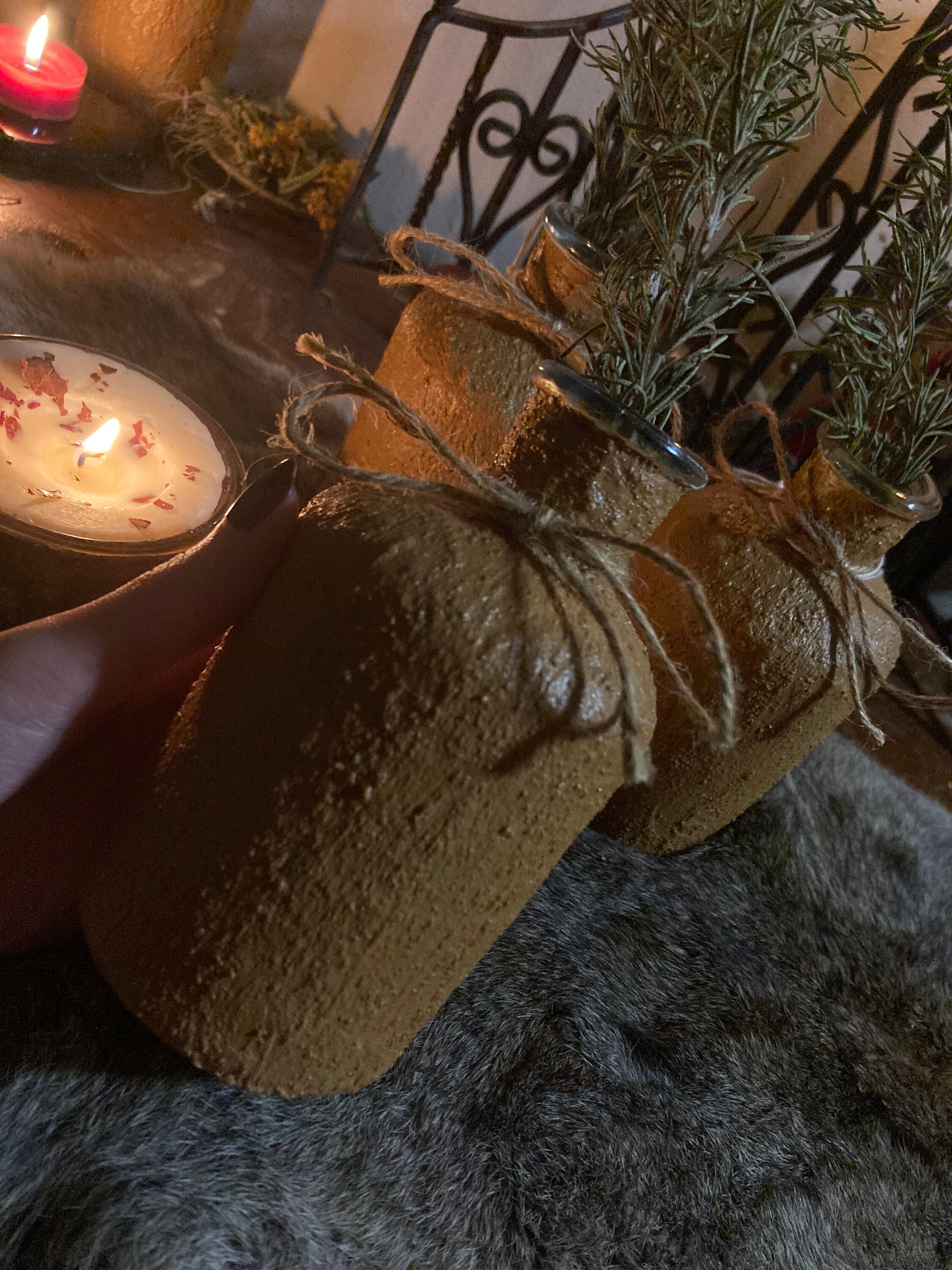 Red Clay Soil & Paper Maché Jars - Etsy