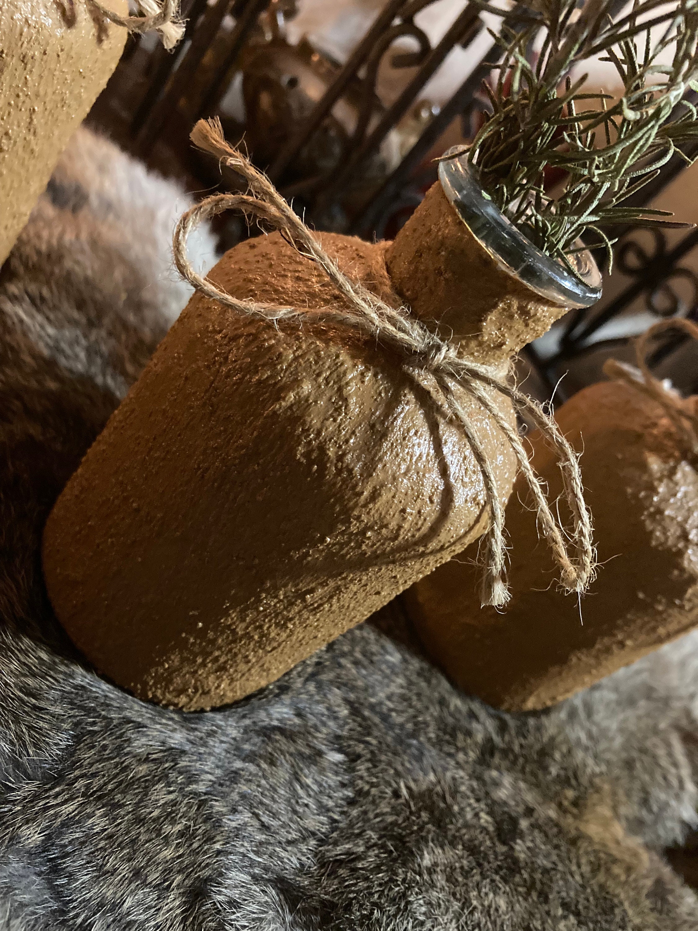 Red Clay Soil & Paper Maché Jars - Etsy