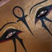 Eye of Rah and Horus Paper Machè Painting - Etsy