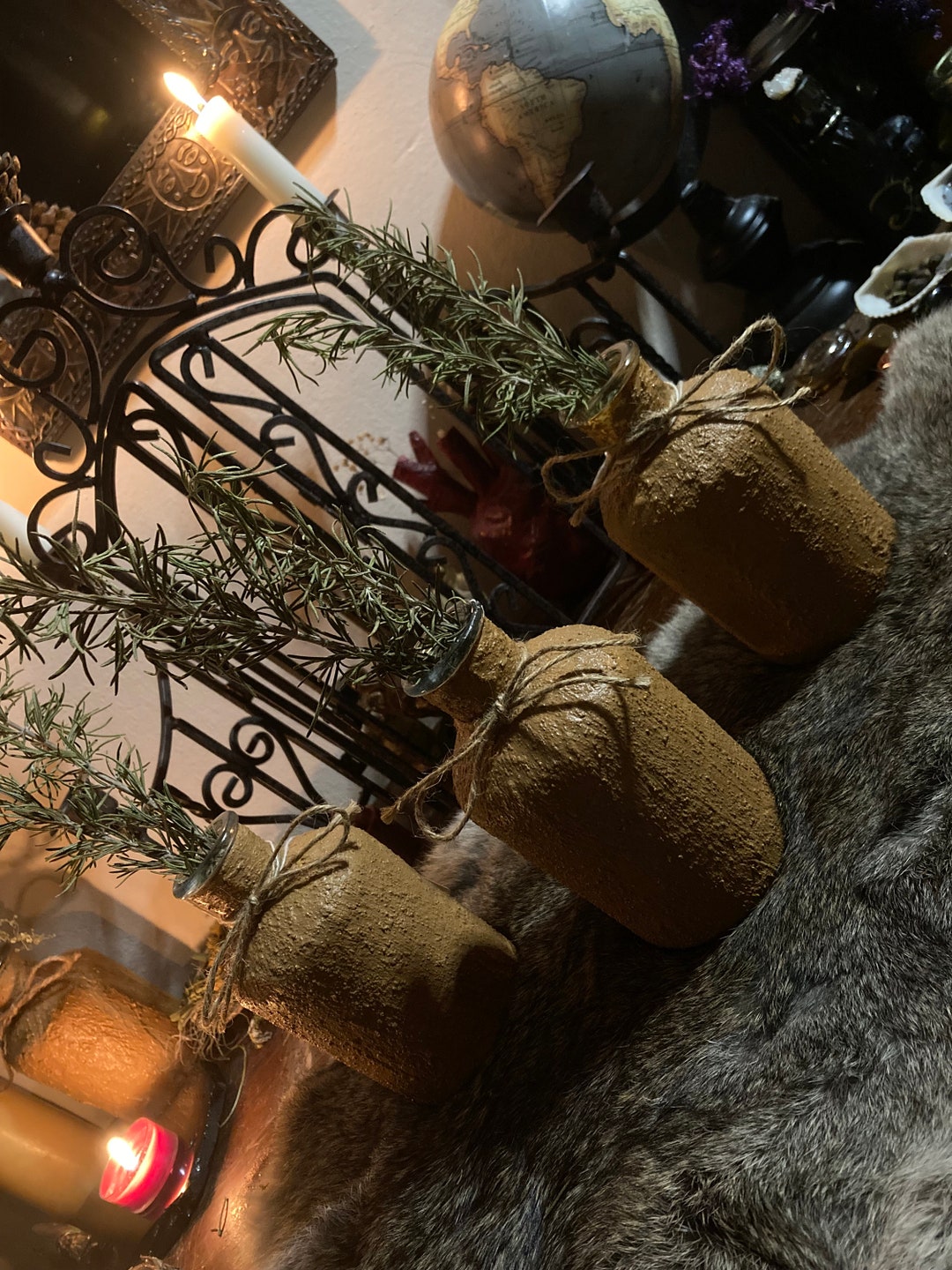 Red Clay Soil & Paper Maché Jars - Etsy