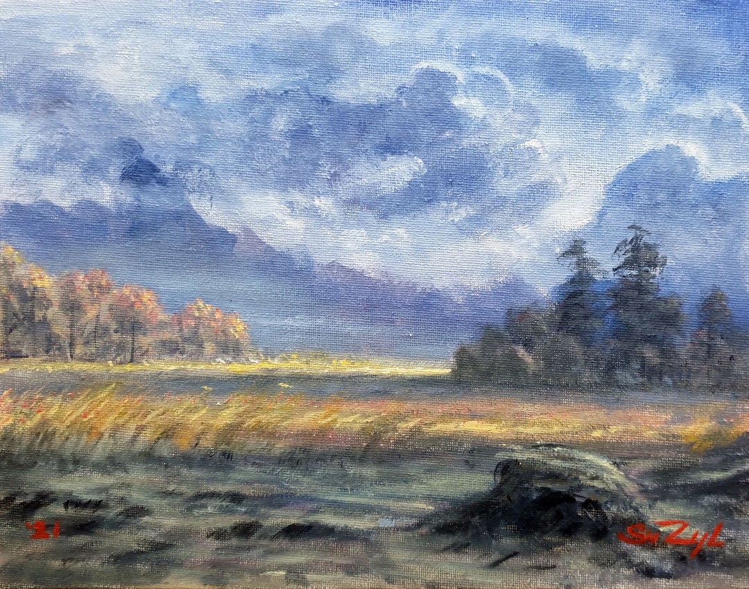 Starlight Landscape - Etsy