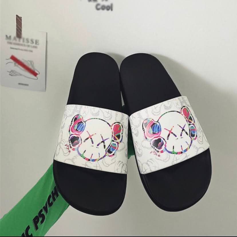 Kaws Slides, Comfy Slides, Slides for Men Slides, Outdoor Slides - Etsy