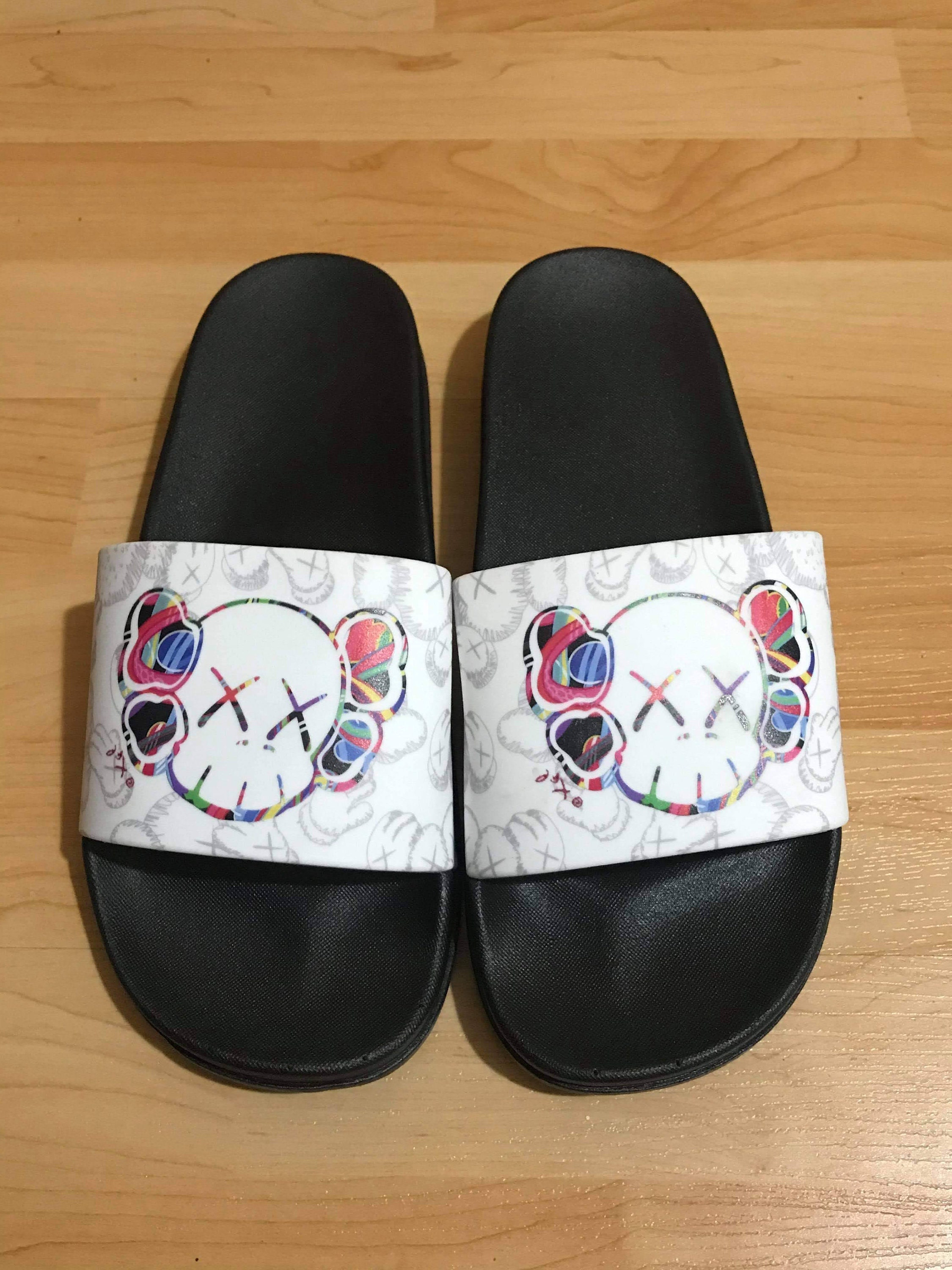 Kaws Slides, Comfy Slides, Slides for Men Slides, Outdoor Slides - Etsy