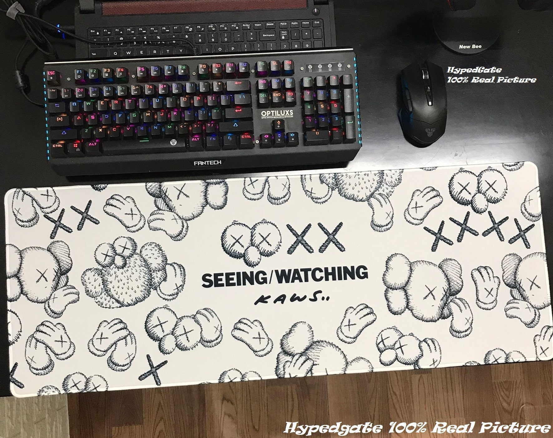 Kaws Mousepad XL Gaming Mouse Pad Desk Mat Smooth Surface Non-slip ...