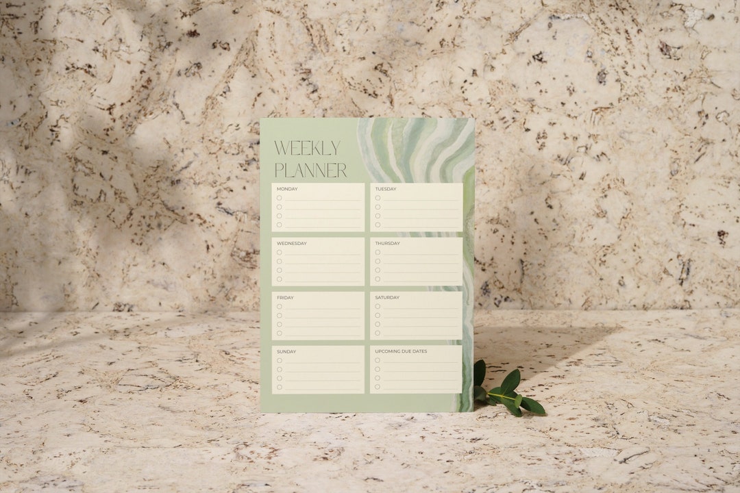 Digital Student Planner Printable Planner Editable Canva - Etsy
