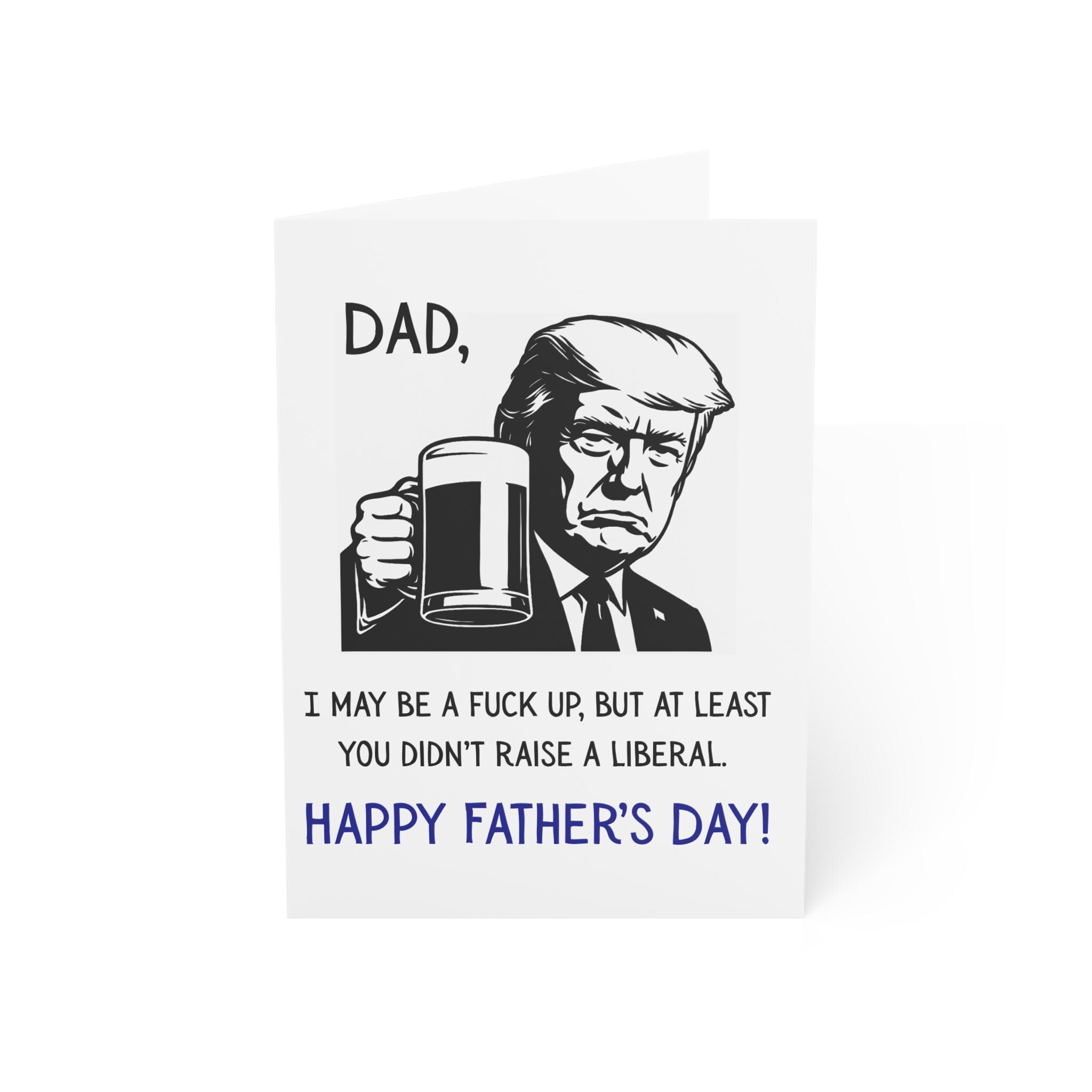 Funny Trump Father’s Day Card – Hilarious Card for Conservative Dads ...