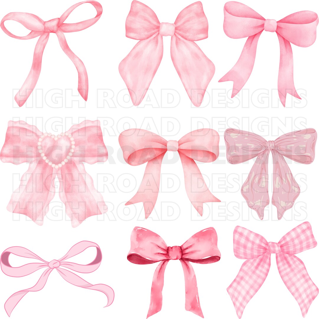 Coquette Girly Bows, Pink Girl Png, Coquette Png, Cute Png, Sticker Png ...