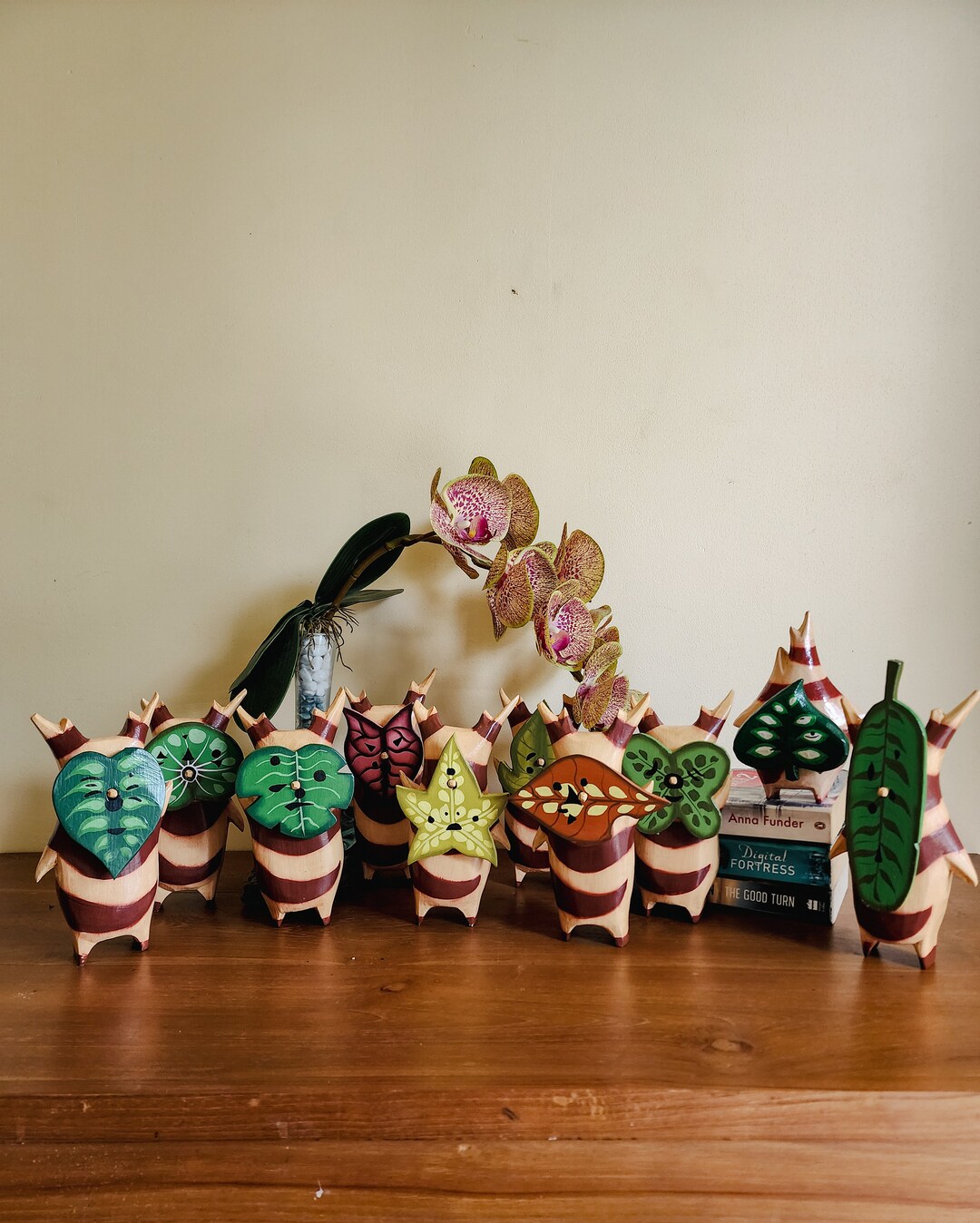 10 Models Wooden Korogu 20cm , Family Korogu // Wooden Korok Statue ...