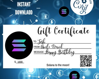 Ethereum Certificate - Etsy UK
