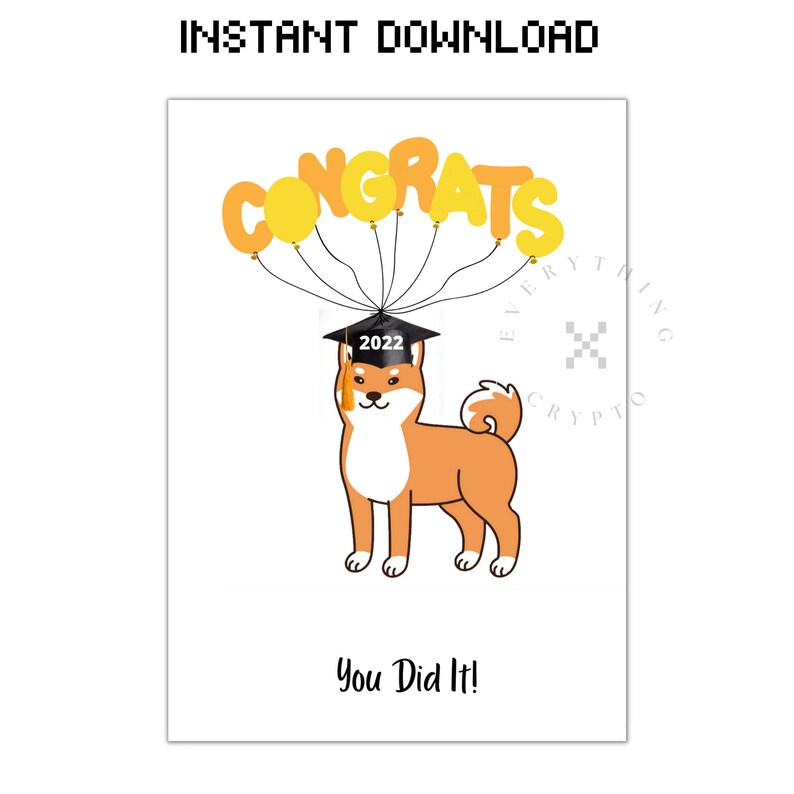 FUNNY GRADUATION Card | NFT Shiba Graduation Card | Metaverse Crypto ...
