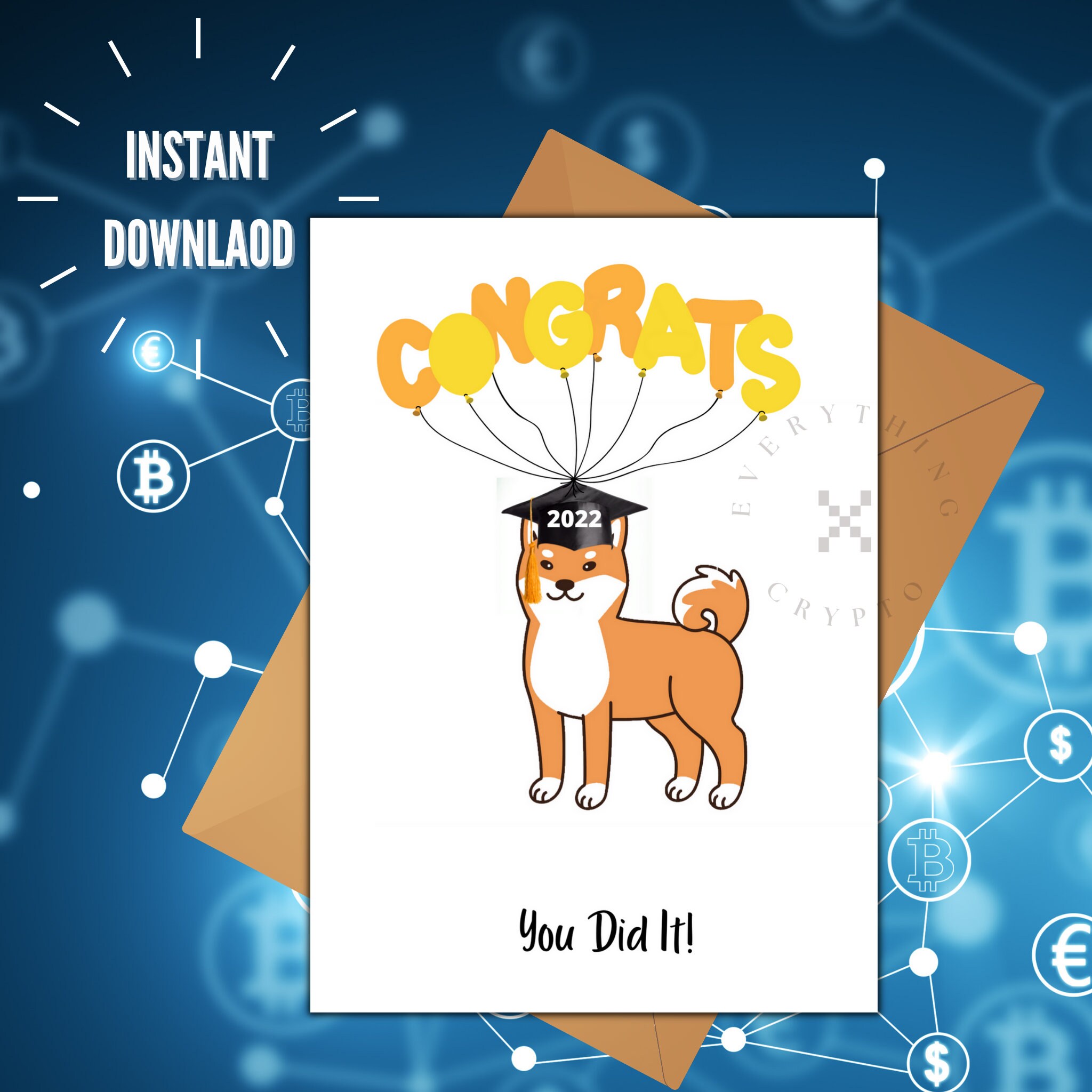 FUNNY GRADUATION Card | NFT Shiba Graduation Card | Metaverse Crypto ...