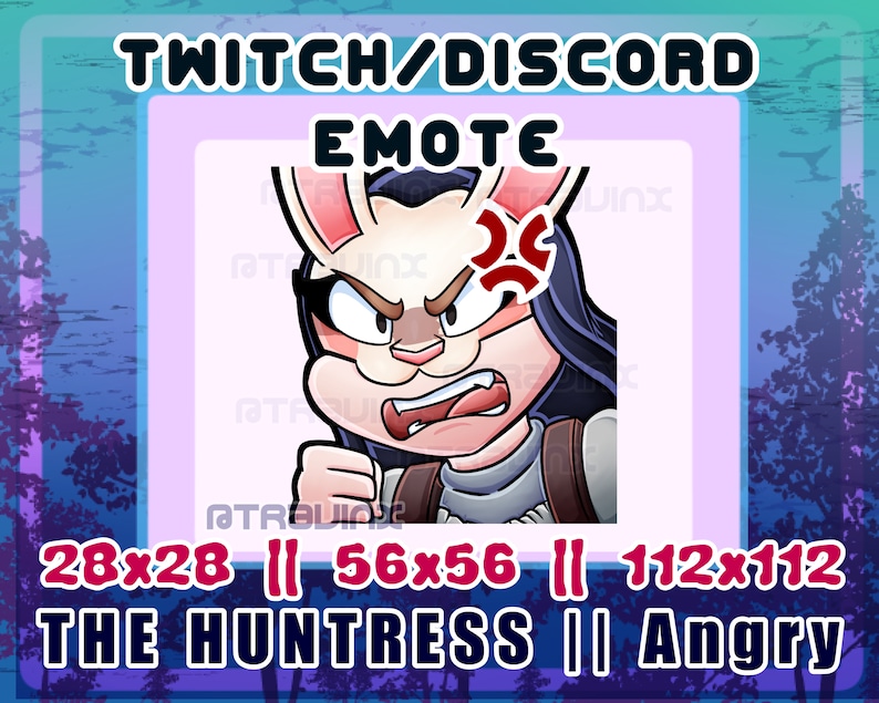 Huntress Emote Set || 7 Cute Dead by Daylight Killer Twitch & Discord ...