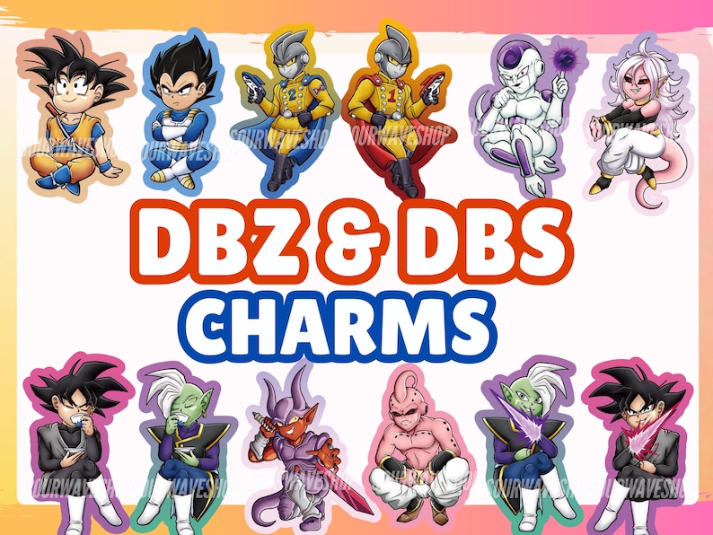 DBZ & DBS Acrylic Charms - Etsy