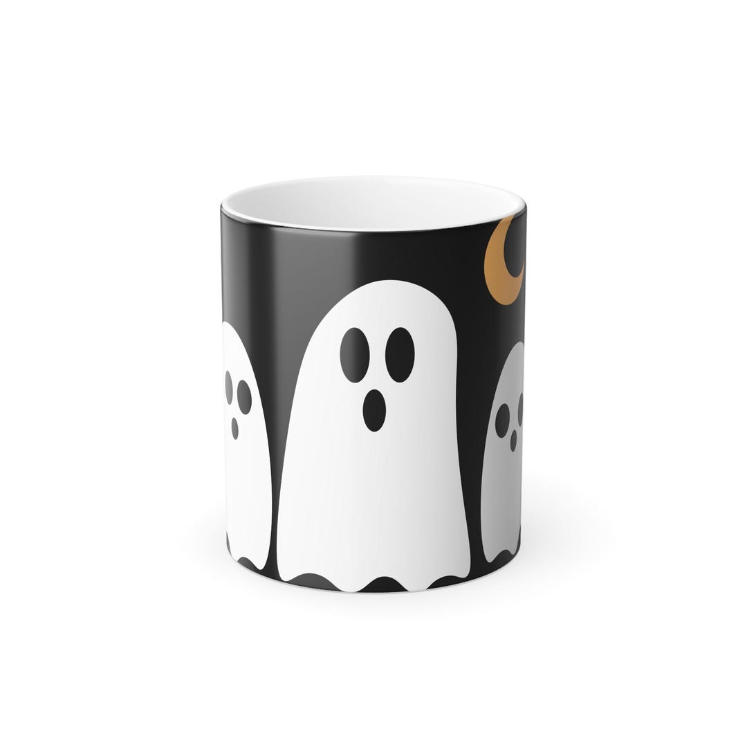 Ghostly Color Morphing Mug - Spooky Halloween Decor, Trick or Treat ...