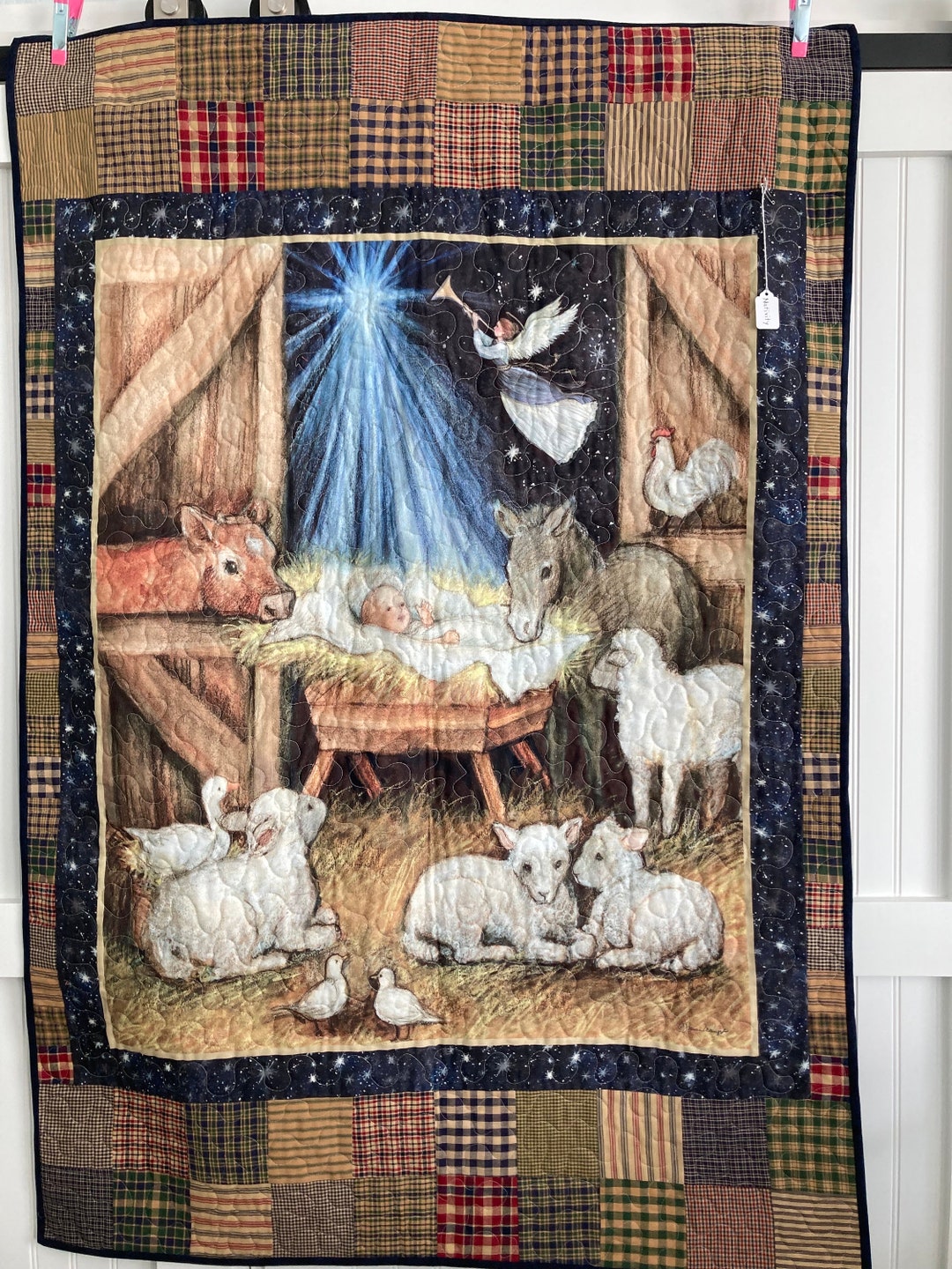 Nativity Lap Quilt - Etsy