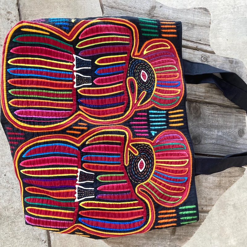 Panamanian Mola Tote - Etsy