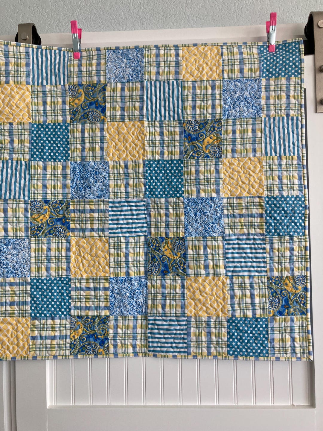 Little Boy Blue Baby Quilt - Etsy