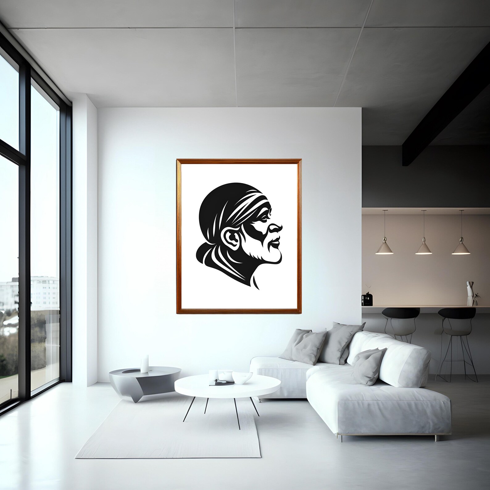 SAI BABA Timeless Blessings – Black and White Sai Baba Art Print - Etsy