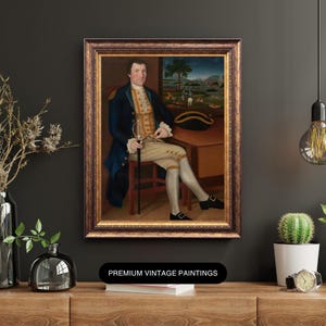 Captain Samuel Chandler – 18th Century American Portrait | Historic ...