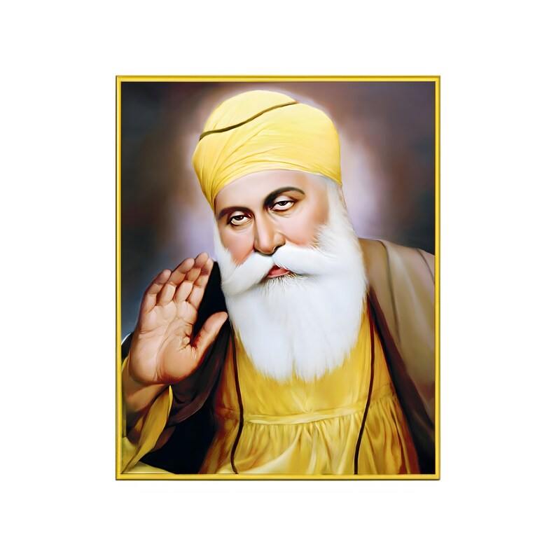 Guru Nanak Dev Ji Wall Art | Sikh Photo & Canvas Print | Spiritual Home ...