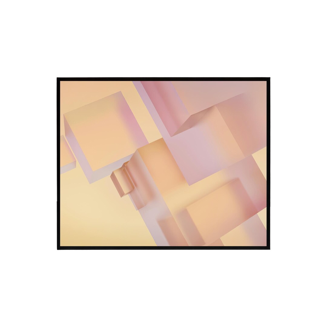 Modern Block Pattern Painting - Abstract Geometric Art - Etsy