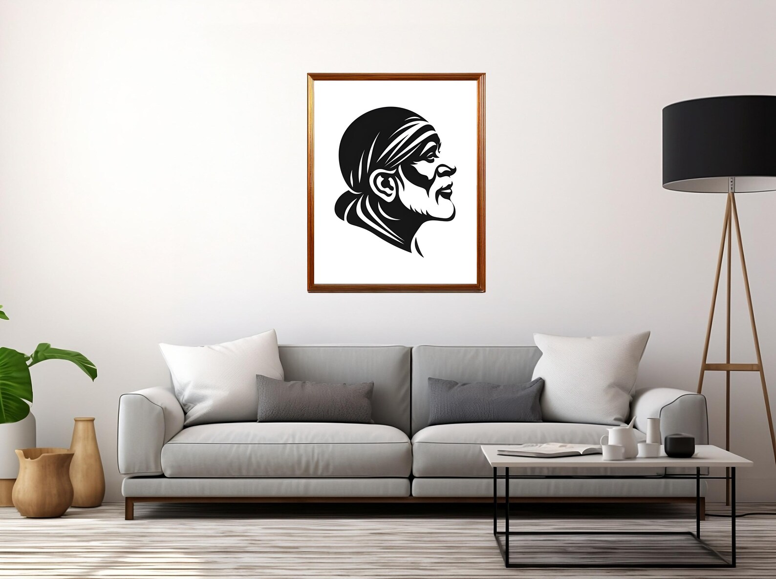 SAI BABA Timeless Blessings – Black and White Sai Baba Art Print - Etsy