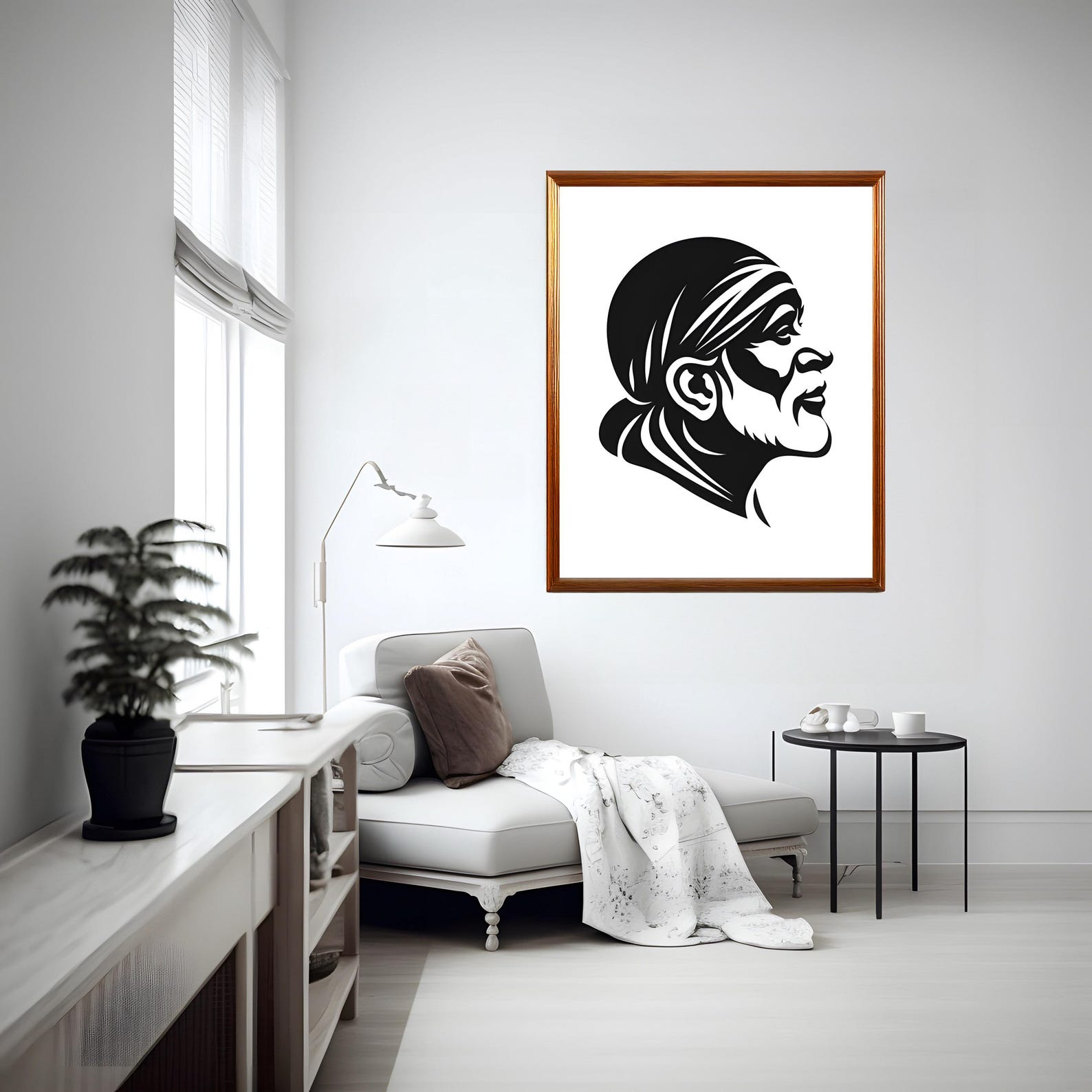 SAI BABA Timeless Blessings – Black and White Sai Baba Art Print - Etsy