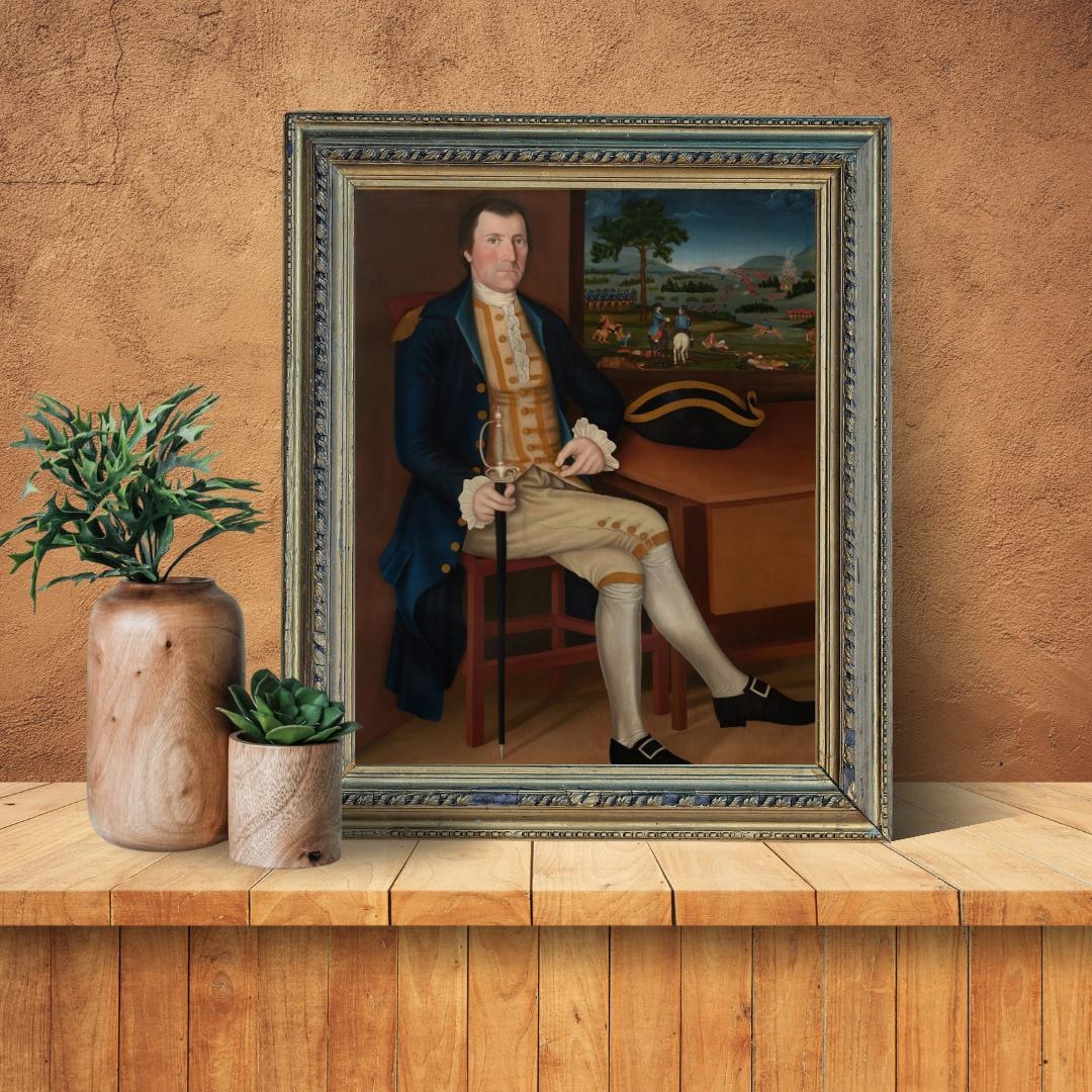 Captain Samuel Chandler – 18th Century American Portrait | Historic ...