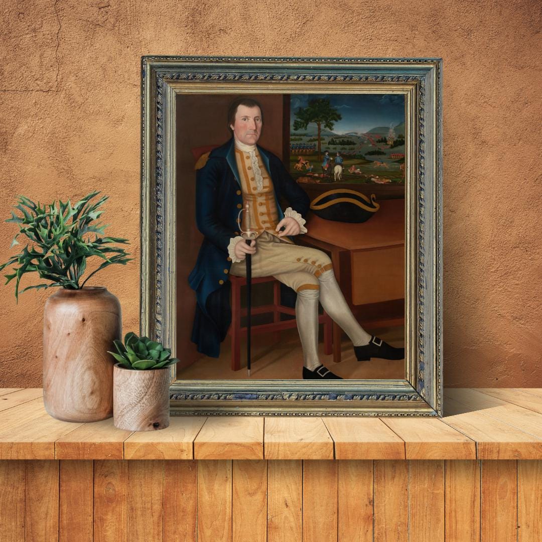 Captain Samuel Chandler – 18th Century American Portrait | Historic ...