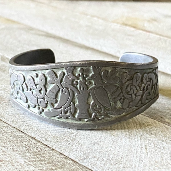 Pewter Bracelet - Etsy
