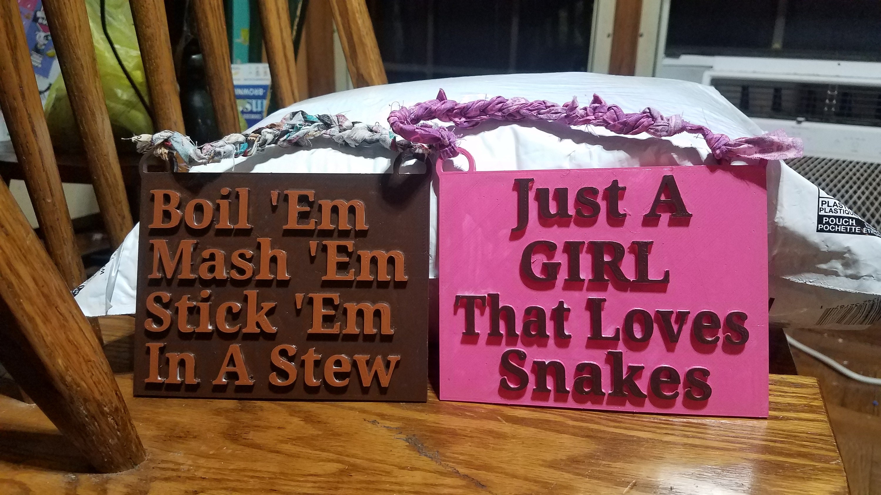 3D Printed Potato Sign, LOTR 3D Printed Sign, Boil Em Mash Em Stick Em ...