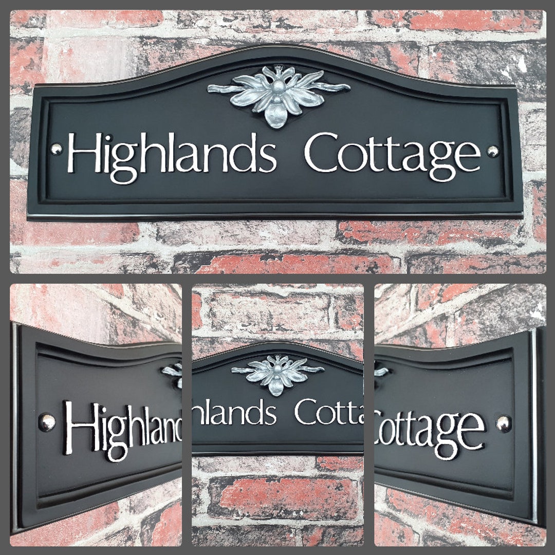 Stunning House Name / Number Sign - Weather Resistant, Bespoke, Unique ...