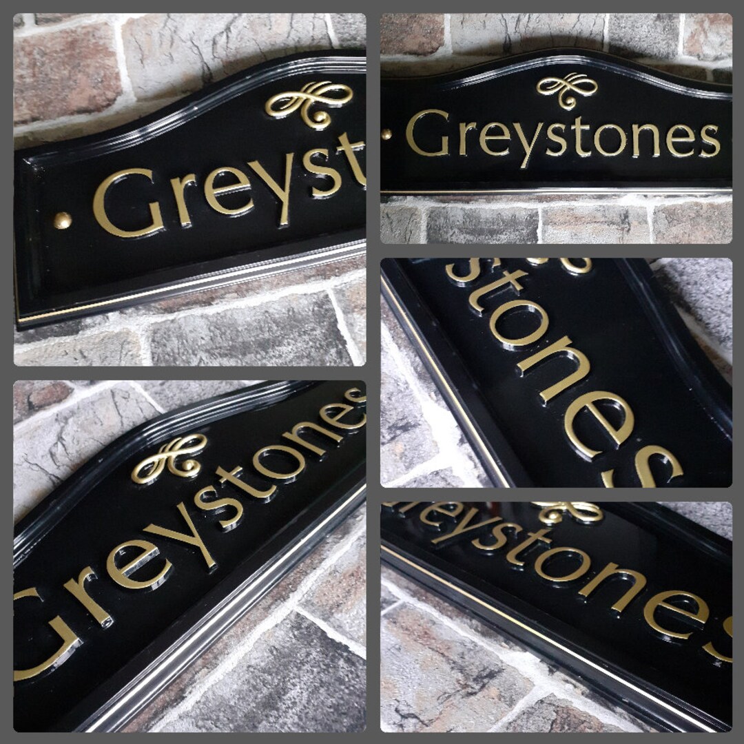 Stunning House Name / Number Sign Weather Resistant - Etsy