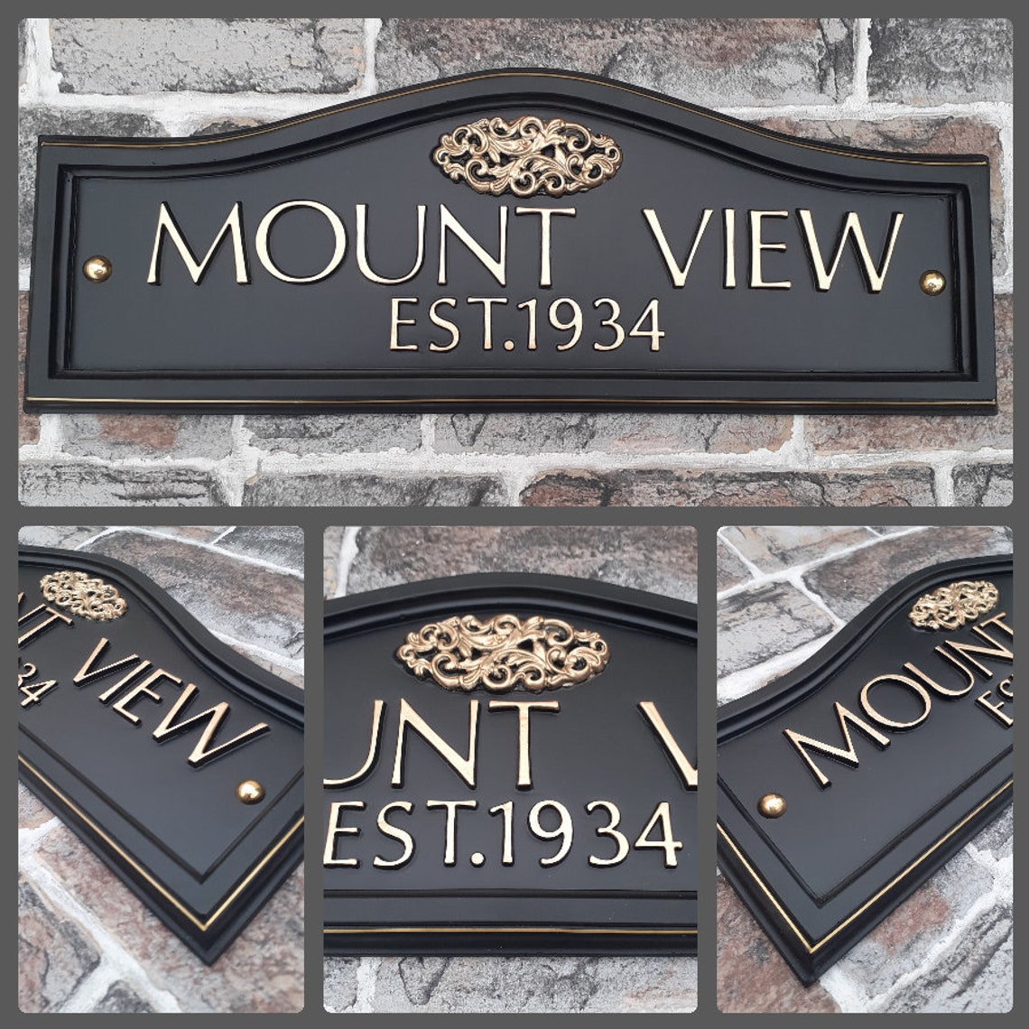 Stunning House Name / Number Sign Weather Resistant - Etsy UK