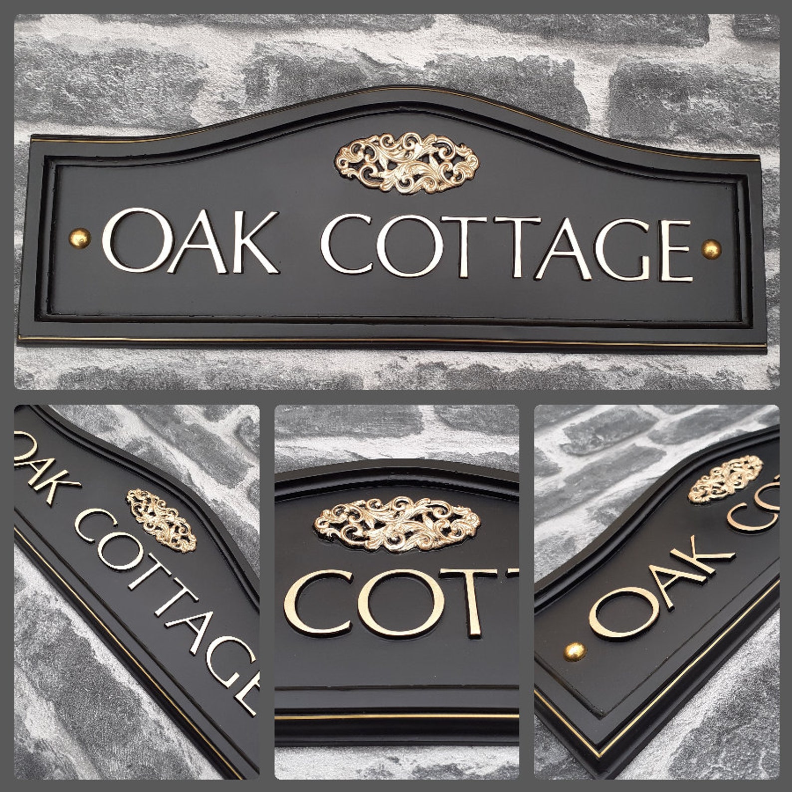 Stunning House Name / Number Sign Weather Resistant - Etsy UK