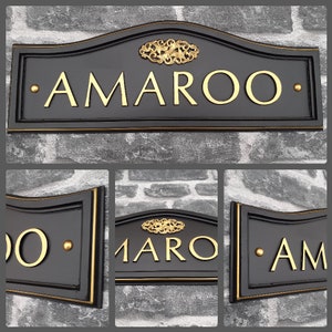 Stunning House Name / Number Sign Weather Resistant - Etsy UK